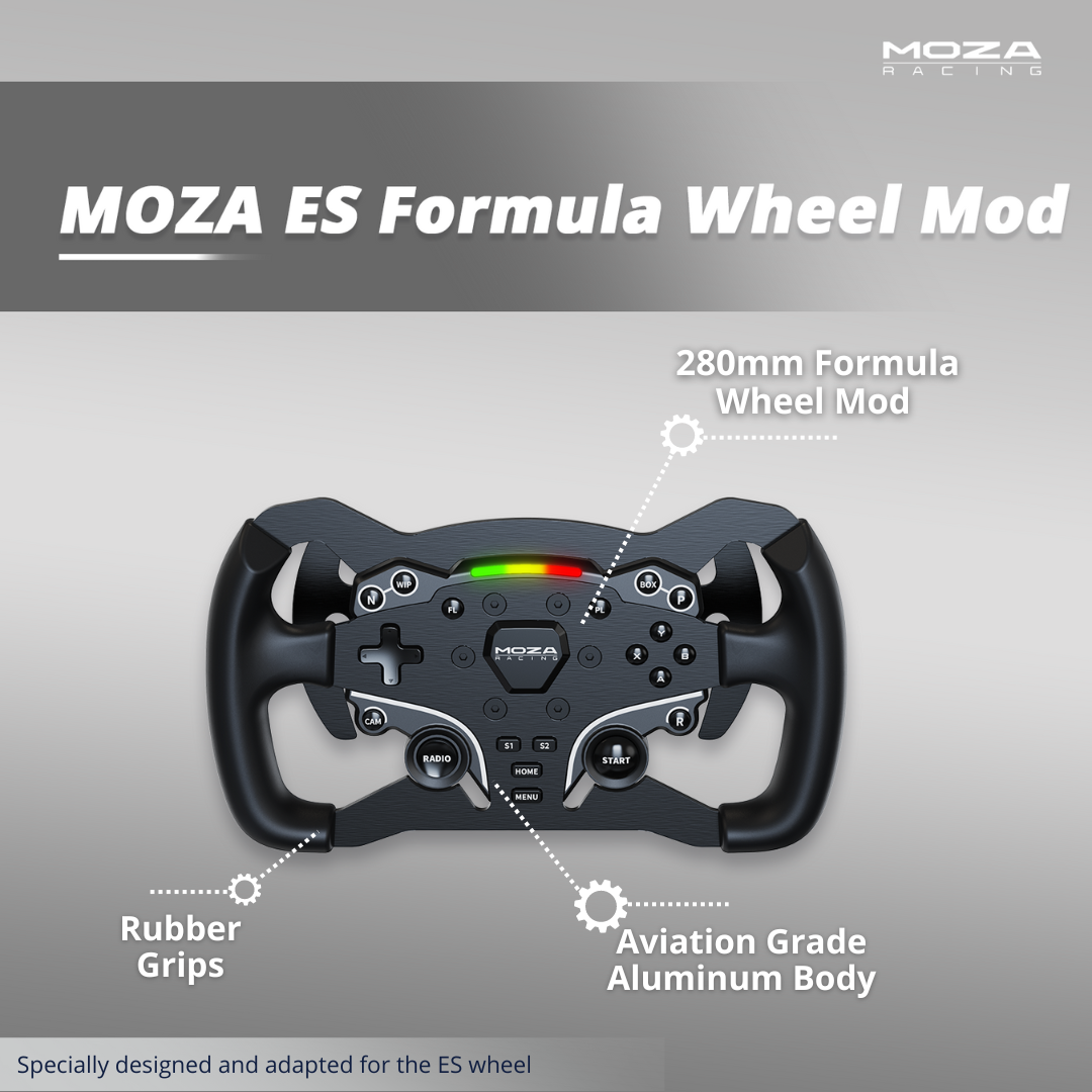 MOZA ES Formula Wheel Mod - Virtual Racing Cup